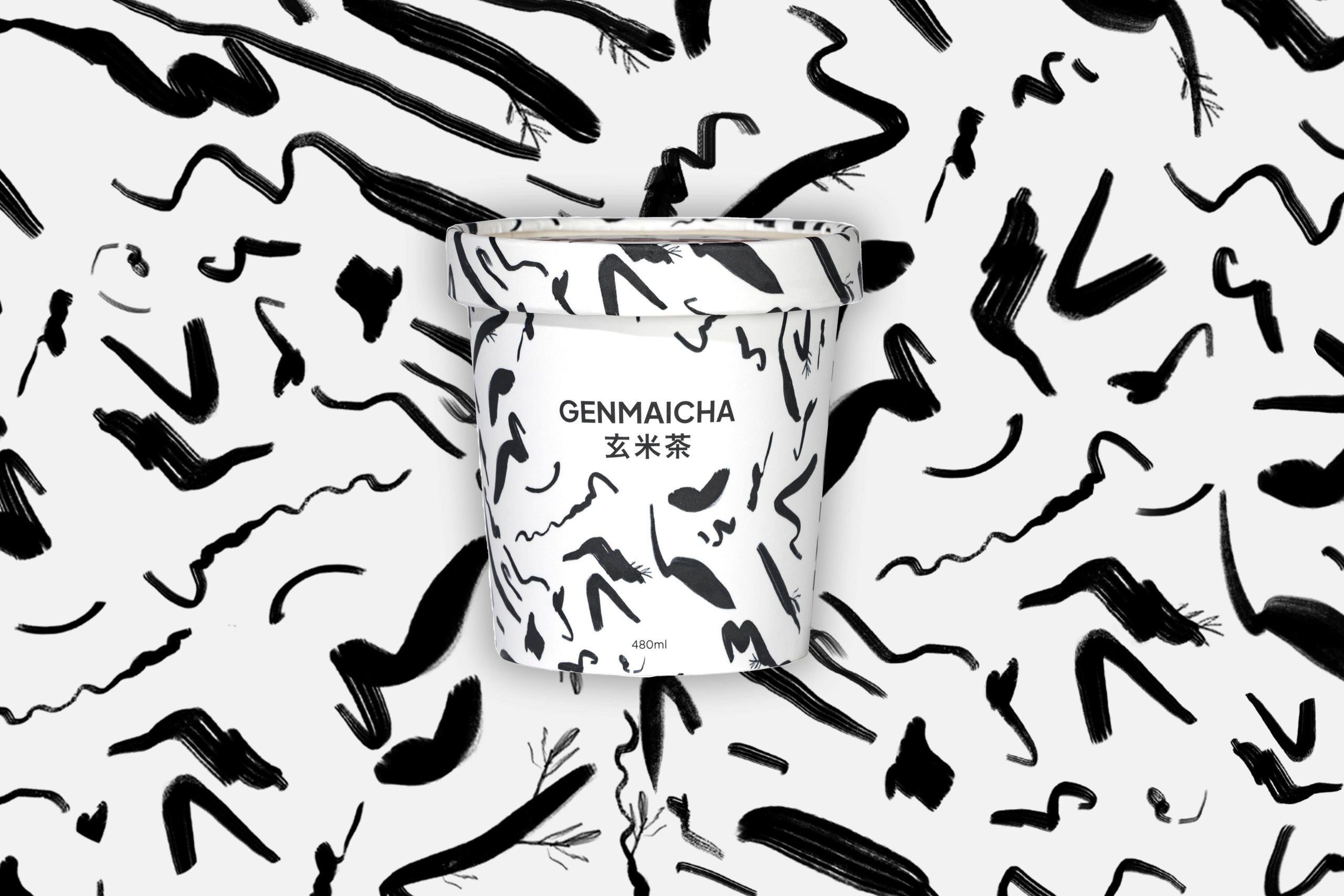 Genmaicha Ice Cream – Authentic Green Tea & Brown Rice Flavour | Kōri ...